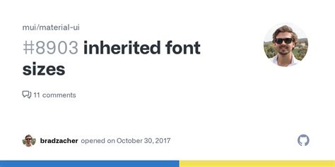 Inherited Font Sizes Issue Mui Material Ui GitHub