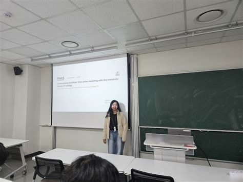Olive Gave A Talk On Constraining Nonlinear Time Series Modeling With The Metabolic Theory Of