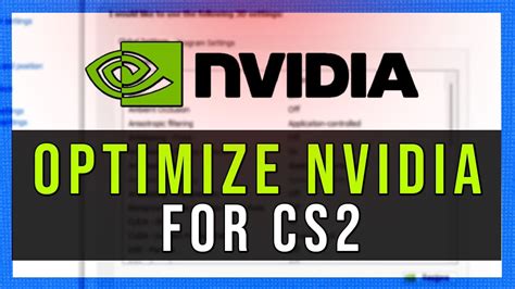 Best Nvidia Settings For Counter Strike 2 Cs2 Nvidia Settings Youtube