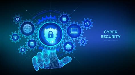 Premium Vector Cyber Security Cyber Data Protection Security Shield