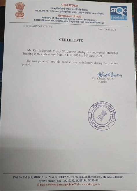 Internship Cybersecurity Penetrationtesting Vulnerabilitytesting Stqc Ertl