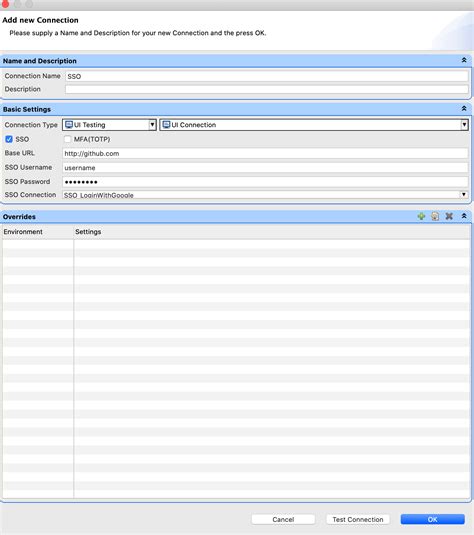 SSO Login For Non SF Applications Provar Documentation
