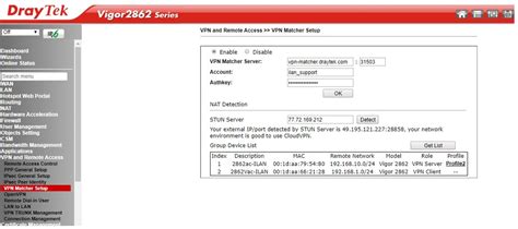 How To Setup VPN Matcher With DrayTek Routers DrayTek FAQ