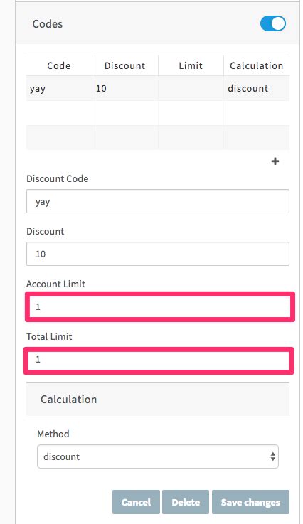 Discount Codes Account Limit And Total Limit Not Honored · Issue 3783 · Reactioncommerce