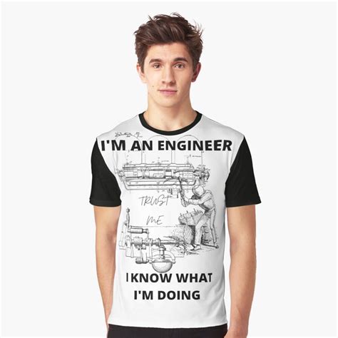 Funny Engineer T Shirts Graphic T Shirt For Sale By Michisway