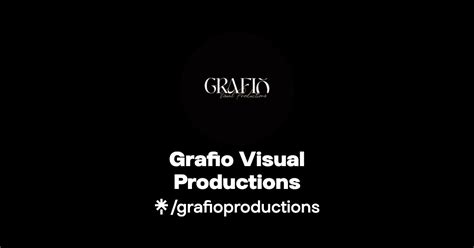 Grafio Visual Productions Instagram Tiktok Linktree