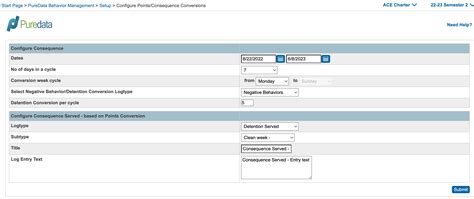 How To Configure And Track Consequences Based On Negative Points Demerit Conversion Puredata