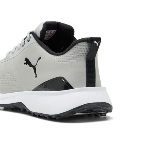 Puma Mens Fusion Grip 6 Evo Spikeless Golf Shoes Ash Grayblack New