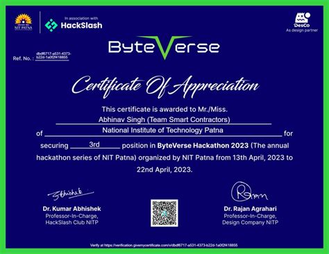 Abhinav Singh On Linkedin Byteversehackathon Smartcontractors Blockchaintechnology Teamwork