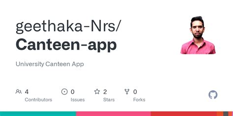 GitHub Geethaka Nrs Canteen App University Canteen App