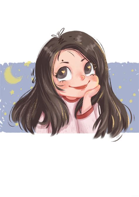 儿插风格头像风格插画设计作品 设计人才灵活用工 设计dna