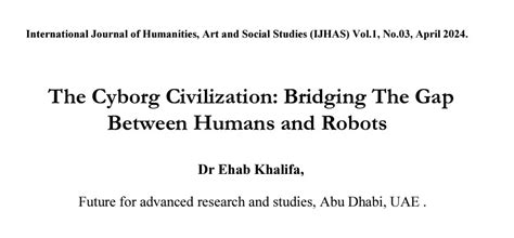 The Cyborg Civilization Bridging The Gap Between Humans And Robots