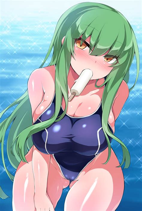 Rule 34 Big Breasts Cc Code Geass Green Eyes Popsicle Ruuku
