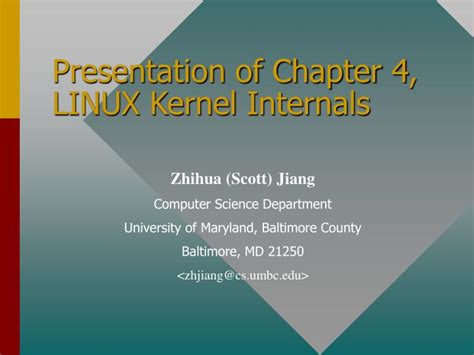 Ppt Presentation Of Chapter 4 Linux Kernel Internals Powerpoint Presentation Id3420395