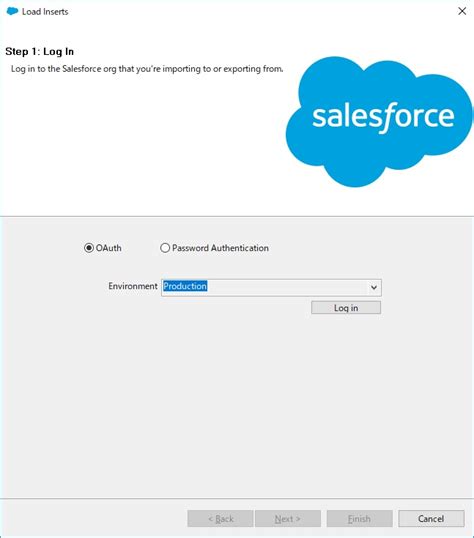 Salesforceのdataloaderを使ってデータ登録（insert）する