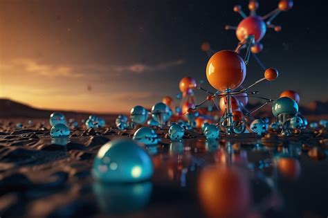Premium Photo Orbital Insights Visualizing Molecular Structures In 3d