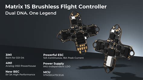 Matrix 1s Brushless Flight Controller 3in1 4in1 Betafpv