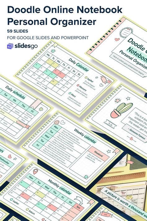 Doodle Online Notebook Personal Organizer Doodle Online Powerpoint Presentation Design Power