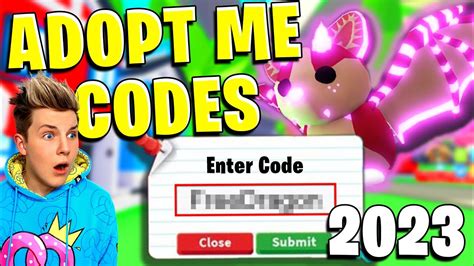 WORKING ADOPT ME CODES ALL WORK YouTube