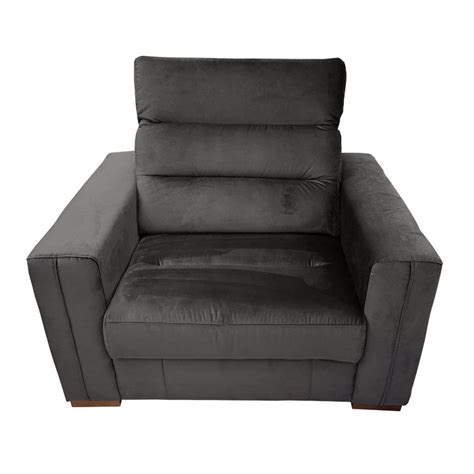 Excellence Dark Grey Armchair Modern Comfort Jandb Furniture