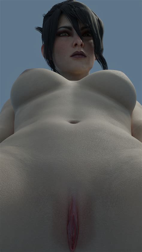 Rule 34 1girls 3d Black Hair Desess3intes Female Female Only From Below Looking At Viewer