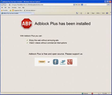How To Install Adblock Plus For Internet Explorer In Windows Xp · Share