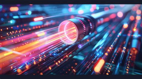 Abstraction Of Data Transmission Using Fiber Optic Cable In Section