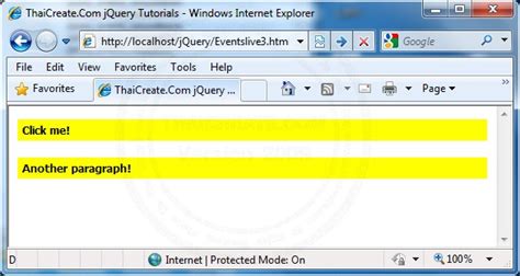 Live Events Jquery