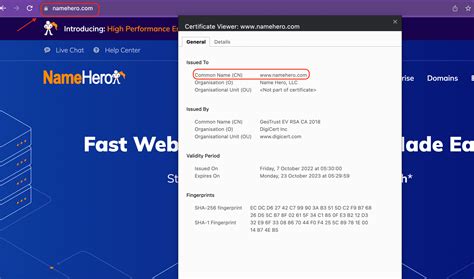 what is err cert common name invalid