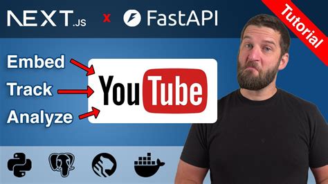 Nextjs Fastapi Tutorial Track Every Youtube Video Event Youtube