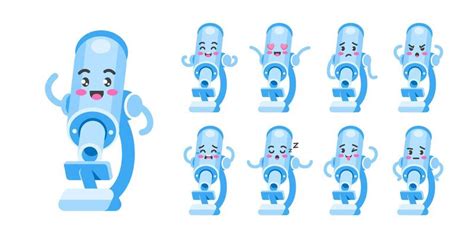 Microscope Cartoon Vector Art Icons And Graphics For Free Download