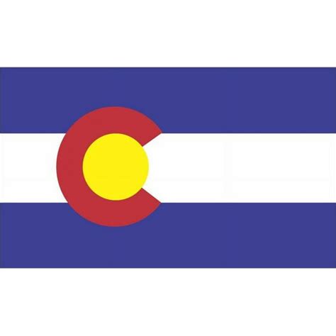 5in X 3in Colorado State Flag Magnet Walmart Business Supplies