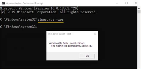 activate windows with cmd