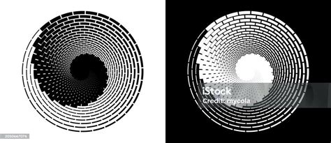 추상 벡터 원형 와 직사각형 와 로고 또는 엠블럼으로 디자인 요소 또는 아이콘입니다 흰색 배경에 검은색 모양과 검은색 면에 동일한 흰색 모양 개념에 대한 스톡 벡터 아트 및