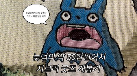 뒤늦게 지브리 굿즈 산 영상 Youtube