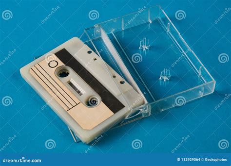 Blank Cassette Tape Box Design Mockup Clipping Path Royalty Free