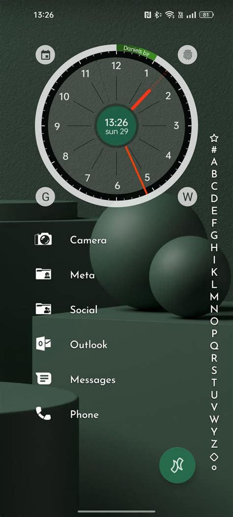 Sectograph Widget Flight Lite Icons Rniagaralauncher