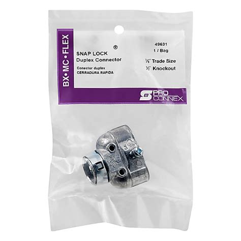 Pro Connex Snap Lock Duplex Connector 1 Ea Shop Sullivans Foods