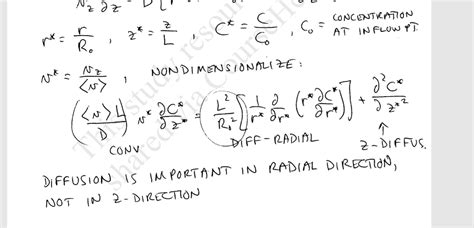 Solve For Dc Dr This Is A Diffusion Convection
