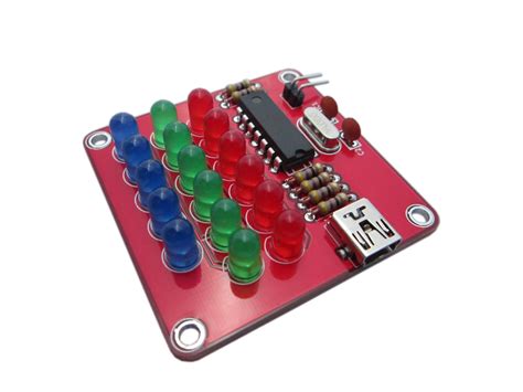 Pure Binary Clock Kit With Red Green And Blue Lights Etsy