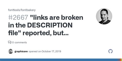 Links Are Broken In The Description File Reported But Inspecting The