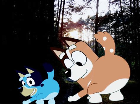 Bluey And Chilli Doing Butt Poses By Brad090904 On Deviantart