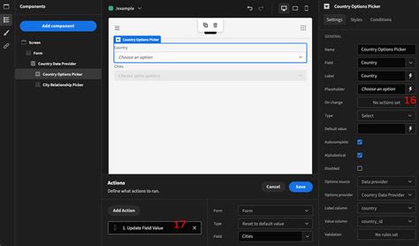 Cascading Dropdown Filters