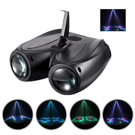 Emslaser Lampu Proyektor Disco Sensor Suara Rgb 128 Led 20w El20