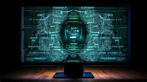 Premium Photo A Photo Of An Encrypted Message On A Computer Screen