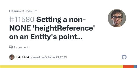 Setting A Non None Heightreference On An Entitys Point Property