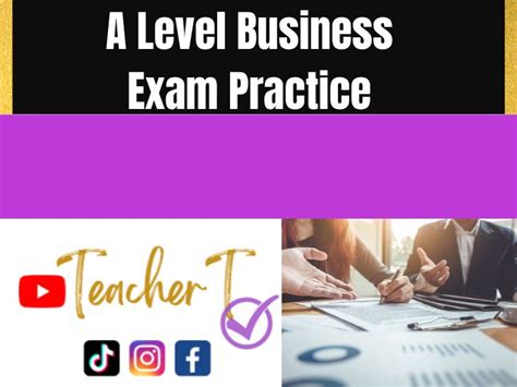 A Level Edexcel Business 10 Mark Exam Practice Teaching Resources