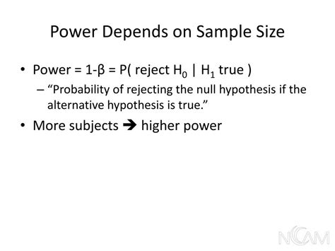 Ppt Sample Size And Power Powerpoint Presentation Free Download Id