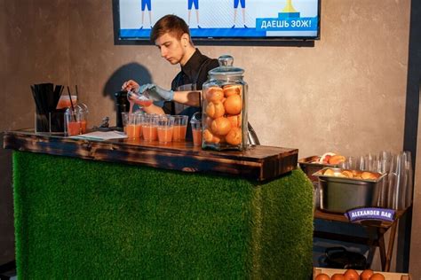 Фреш бар в мужской день | AlexanderBar