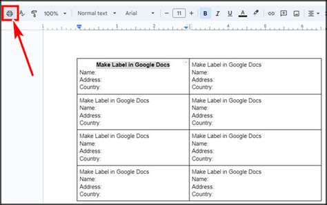 How To Create And Print Labels In Google Docs 2024